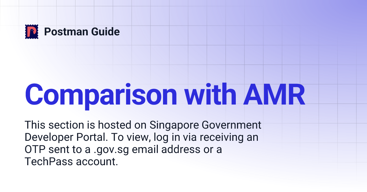 Comparison with AMR | Postman Guide